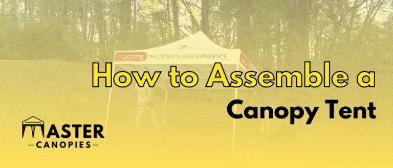 How to Assemble a Canopy Tent - Master Canopies