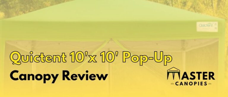 Quictent 10’x 10’ Pop-Up Canopy Review - Master Canopies